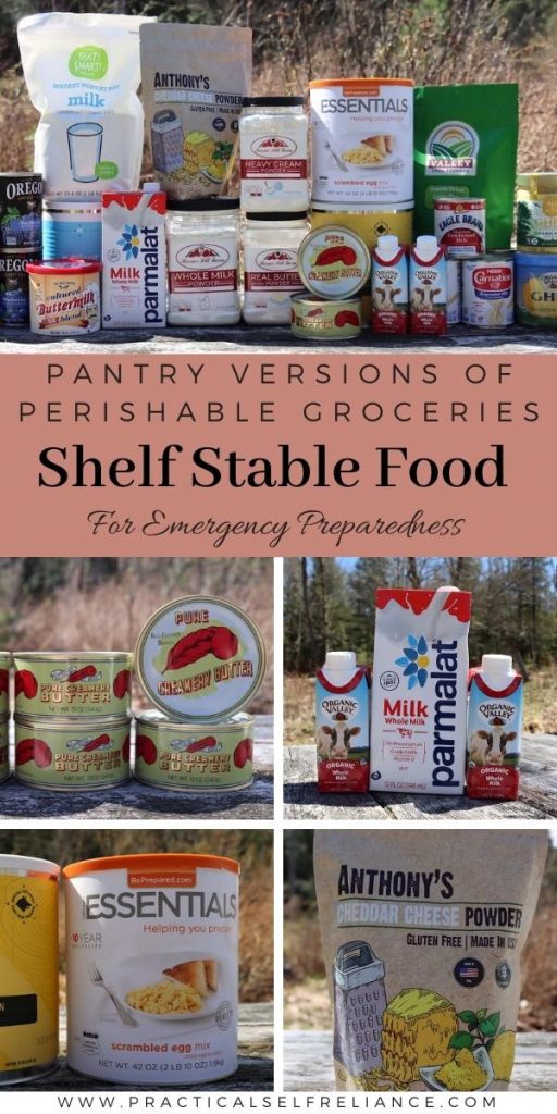 Shelf Stable Food (Pantry Versions of Perishable Groceries) — Practical ...